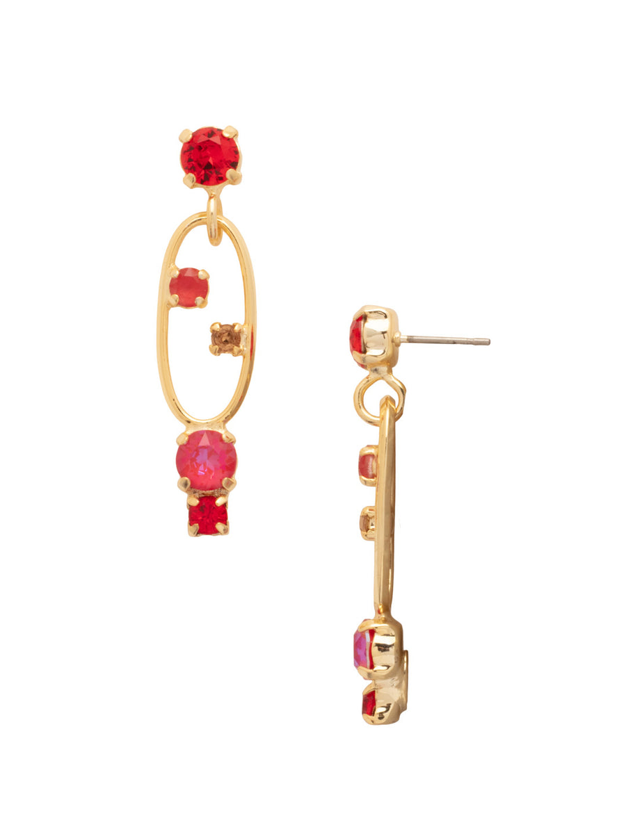Sorrelli Red Carpet Greer Studded Dangle Earrings – Plum Delightful